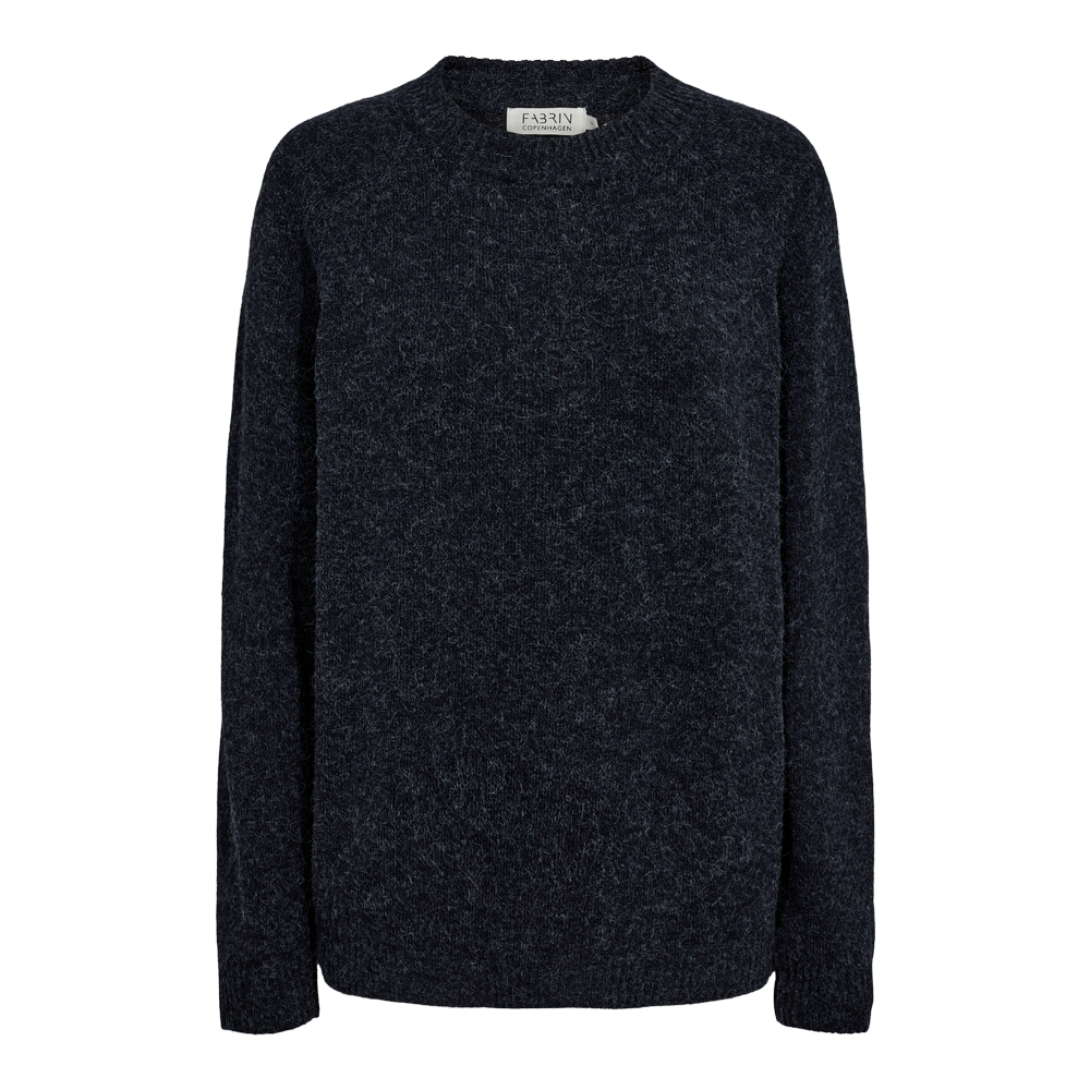 Køb Fabrin Copenhagen Pullover Rib Neck 24, W. - Striktrøje – NY FORM